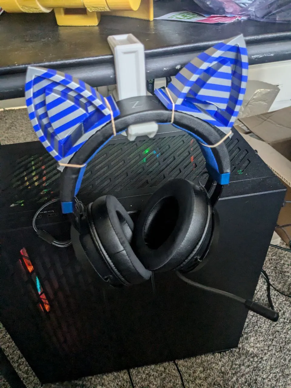 Zebra Headphone Cat Ears by HrToHavFun MakerWorld: Download Free 3D Models