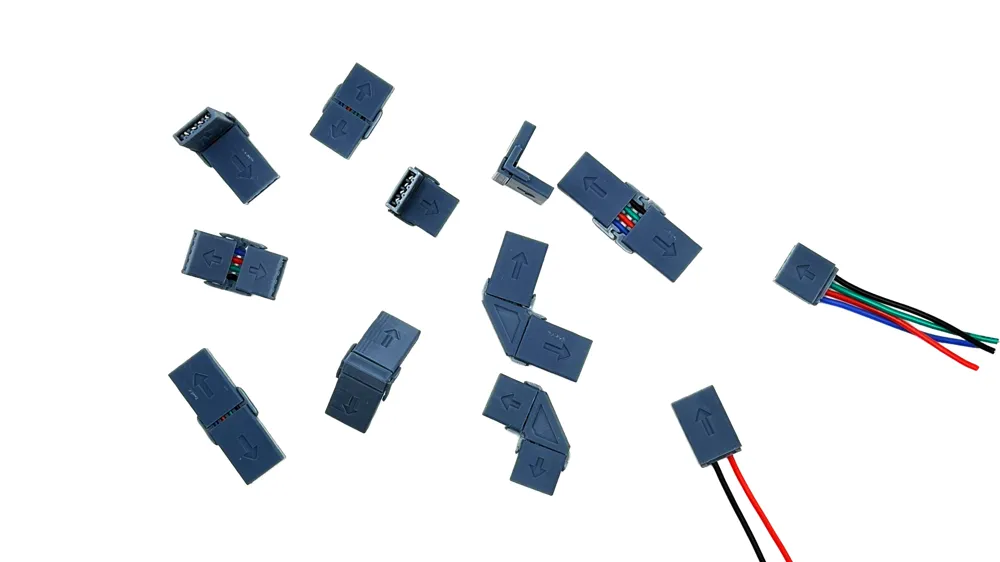 Full Kit of LED Stripe Fast Connectors 2/3/4 PINS - Free 3D Print Model ...
