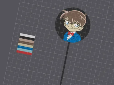 Detective Conan Caketopper by Nightmare - MakerWorld