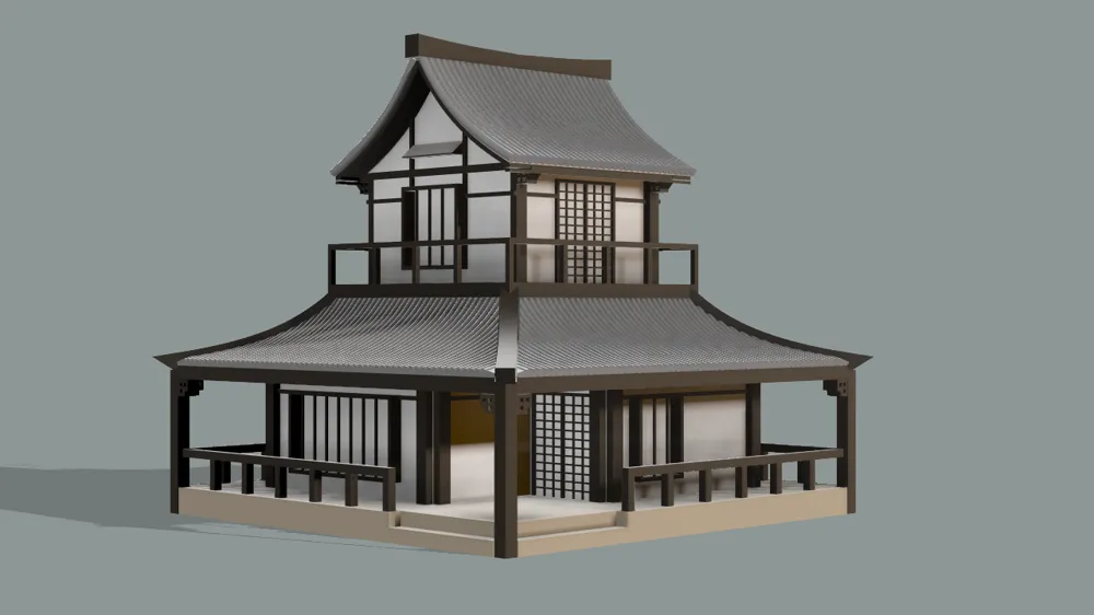 Traditional Chinese House by smithsys007 MakerWorld: Download Free 3D ...