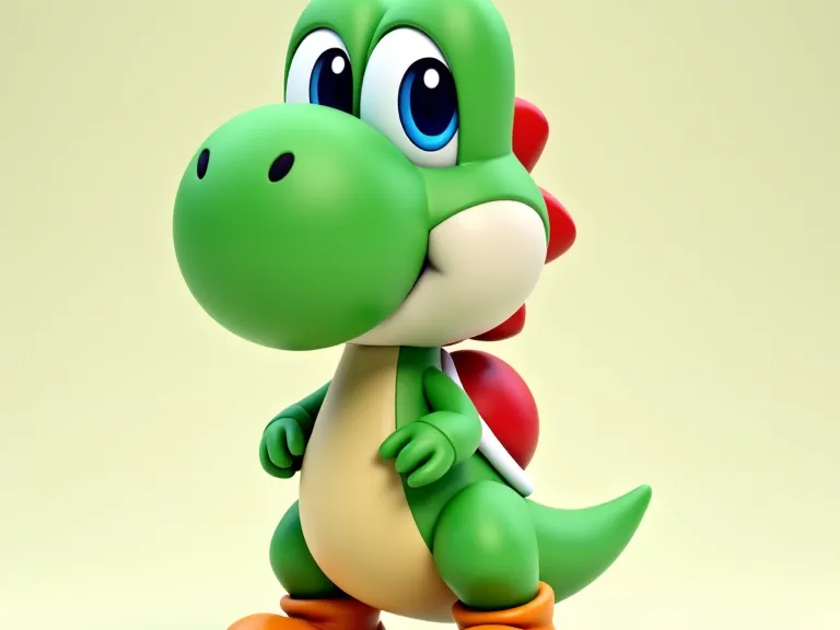 Super Mario Bros Yoshi - Free 3D Print Model - MakerWorld