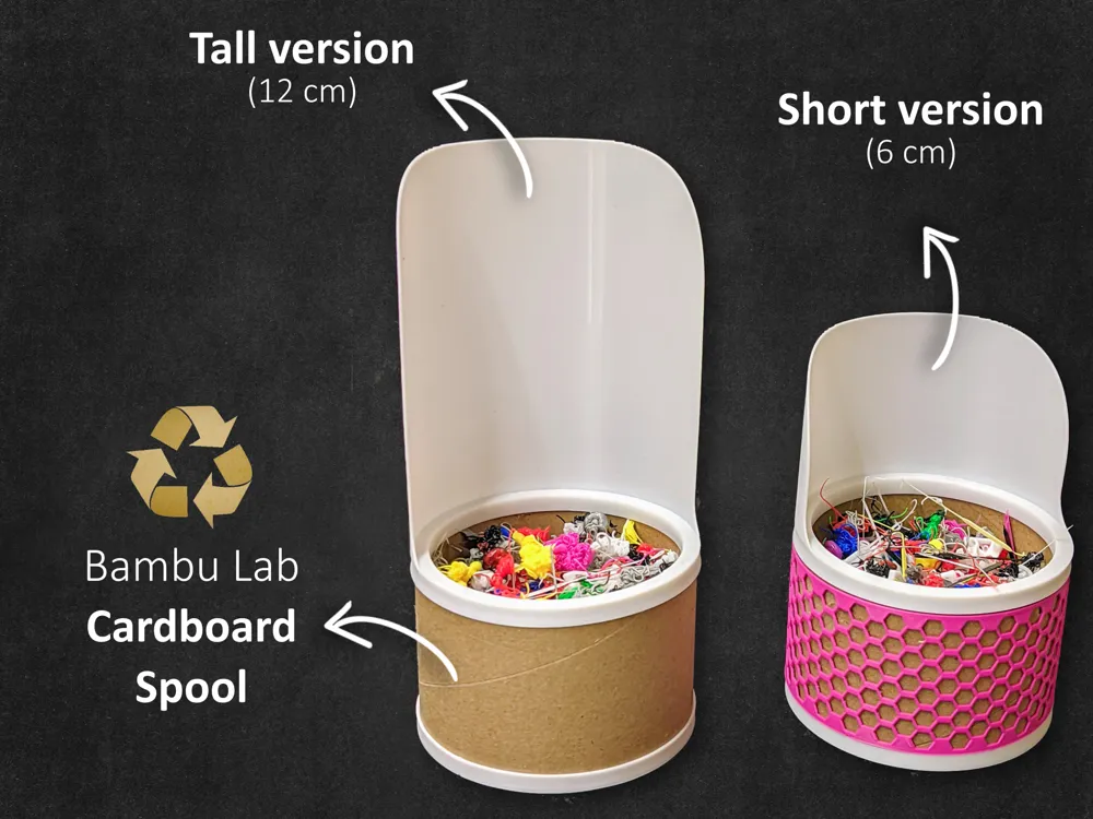 Bambu Lab Cardboard Spool Poop Basket - A1/A1 mini by 🏆 ...