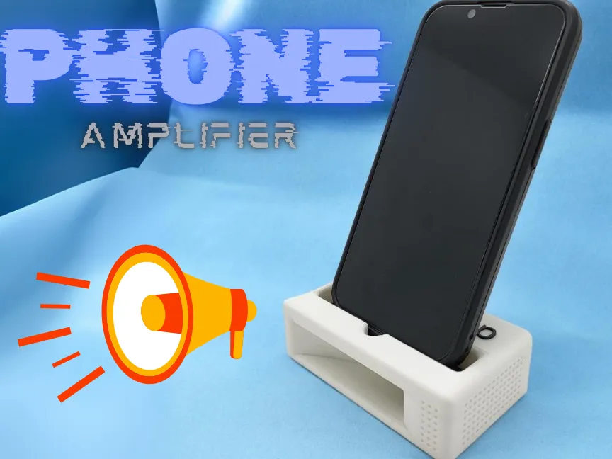 Amplificador de sonido para teléfono y soporte por CherrysCollectionMakerWorld: Descarga Modelos ...