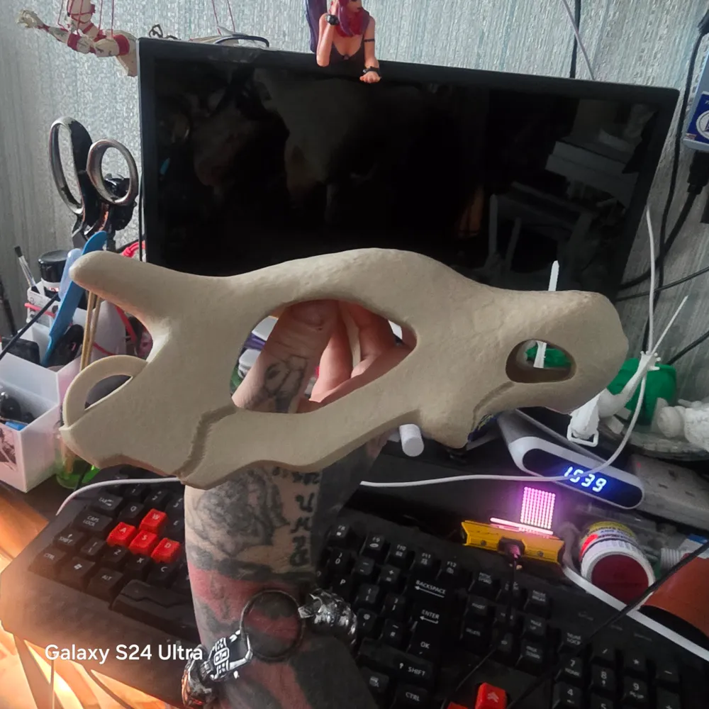 cubone dog mask animal - Free 3D Print Model - MakerWorld