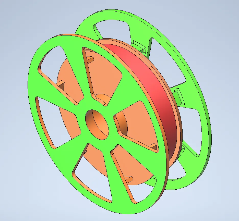 Spool Adapter R3D Cardboard 250g Spools by MechAustin - MakerWorld