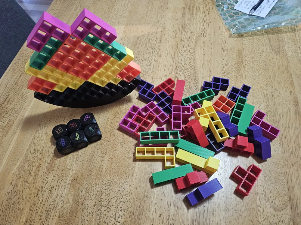 Tetris Balance Game by DramaLlama MakerWorld: Download Free 3D Models