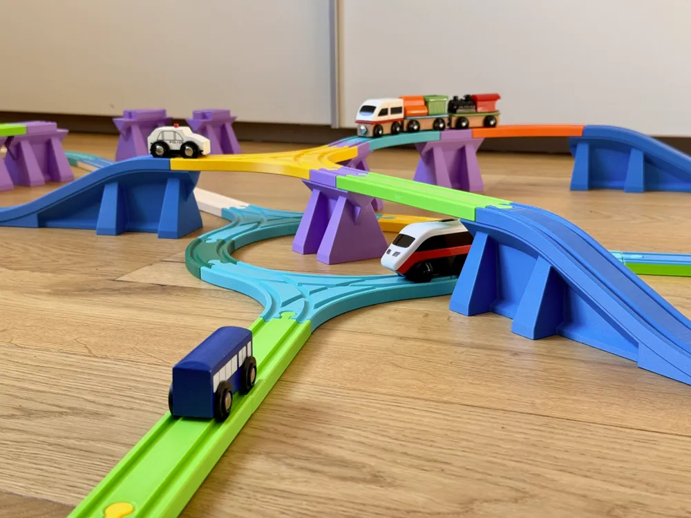 Starter Set - KYZ Train Tracks by KYZ Design MakerWorld: Download Free ...
