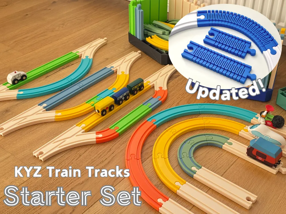 Starter Set - KYZ Train Tracks by KYZ Design MakerWorld: Download Free ...