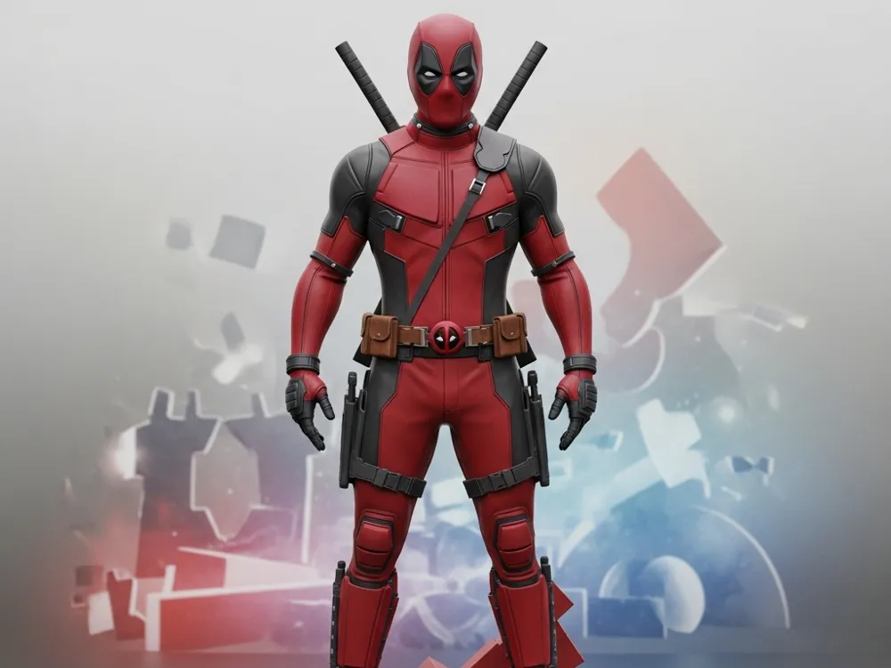 Deadpool - Free 3D Print Model - MakerWorld
