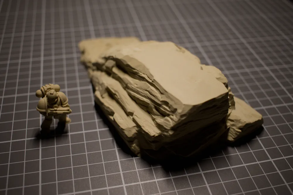 微缩地形 - 岩石 #13 来自 polyboris MakerWorld：免费下载 3D 模型