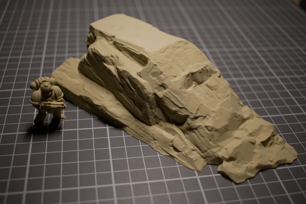 微缩地形 - 岩石 #13 来自 polyboris MakerWorld：免费下载 3D 模型