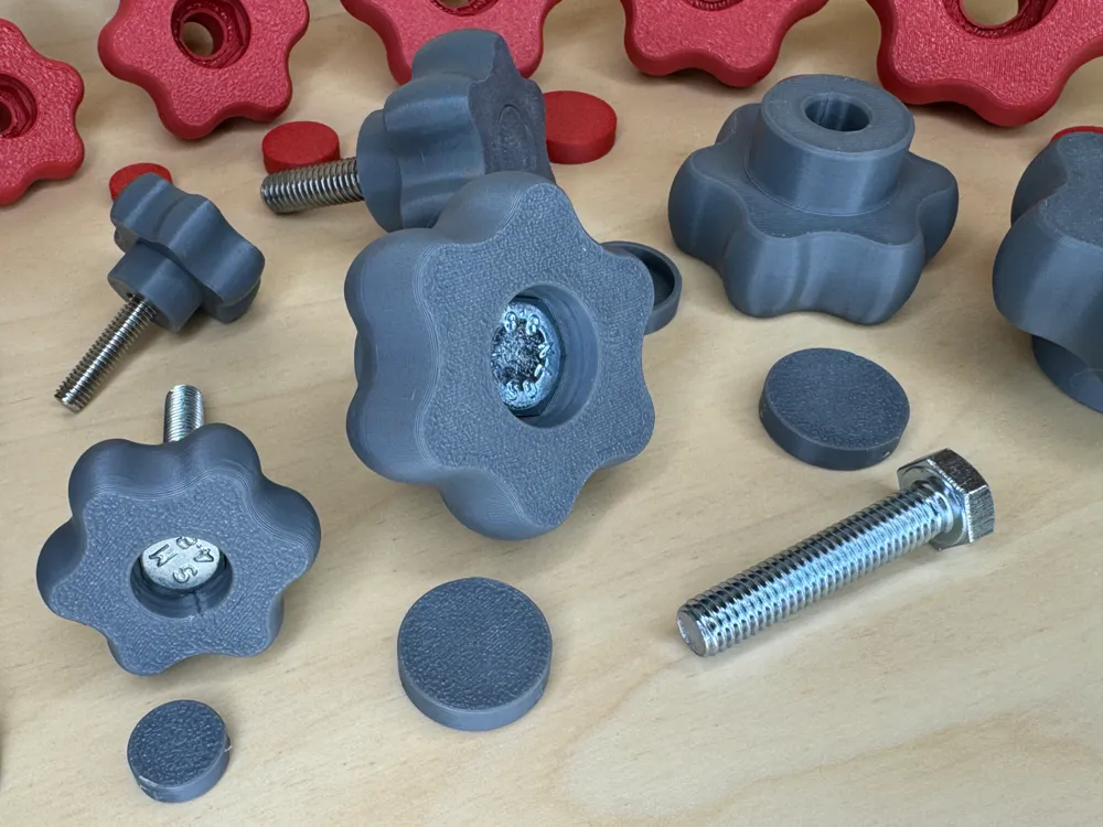 Star grip hexagon screw M3 M4 M5 M6 M8 M10 M12 by practical3D ...