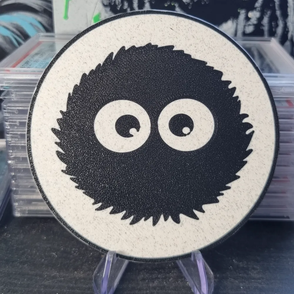 Susuwatari 3mm x 100mm Coaster by BigDave3DMakerWorld: Download Free 3D ...