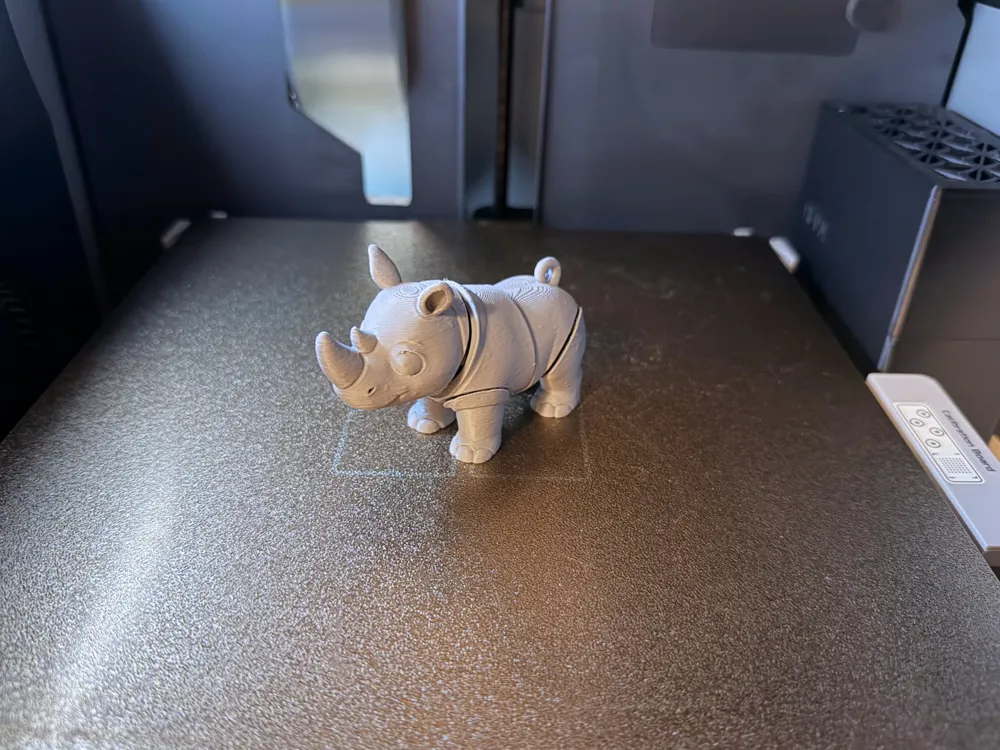 Rumbles the Rhino - Print-in-Place Flexi Animal - Free 3D Print Model ...