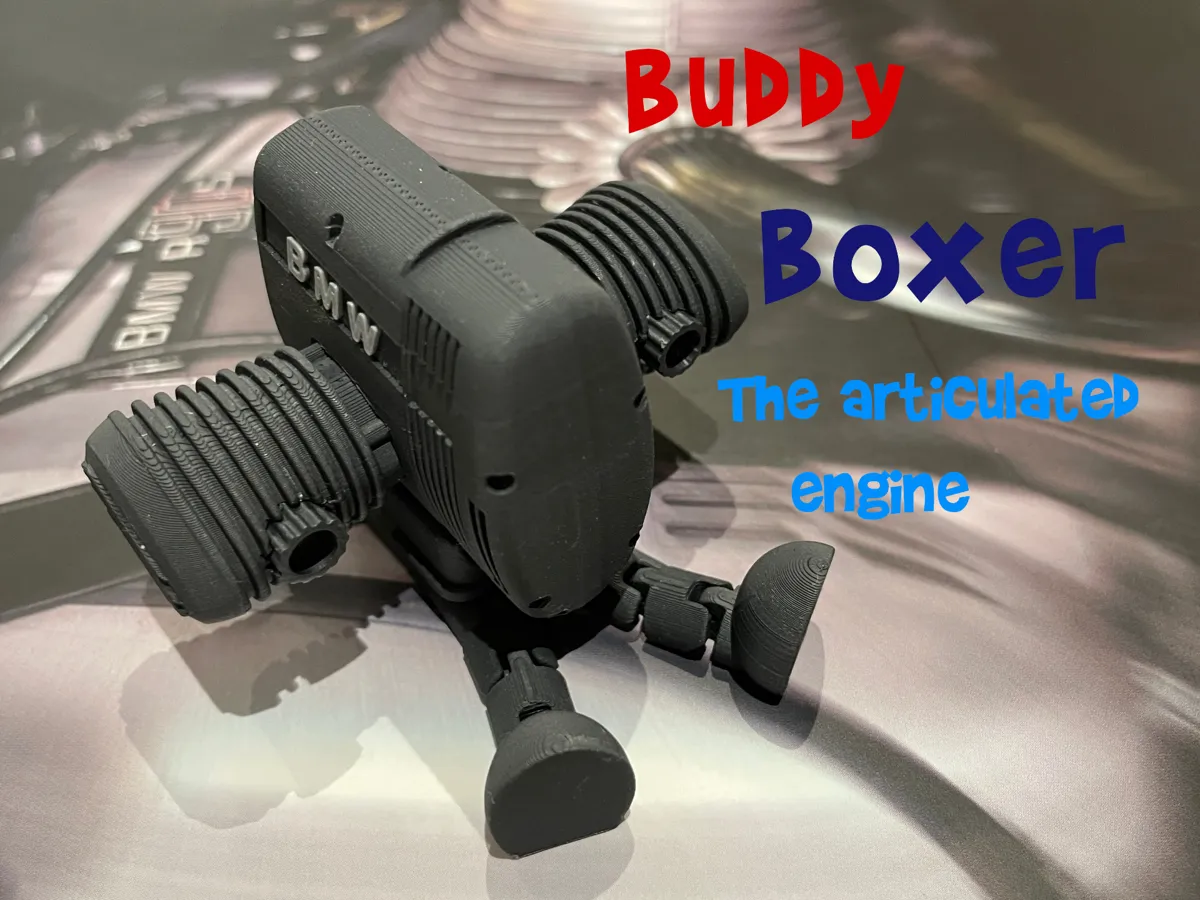 Motor Boxer Articulado Buddy Boxer Articulado por mopie MakerWorld ...