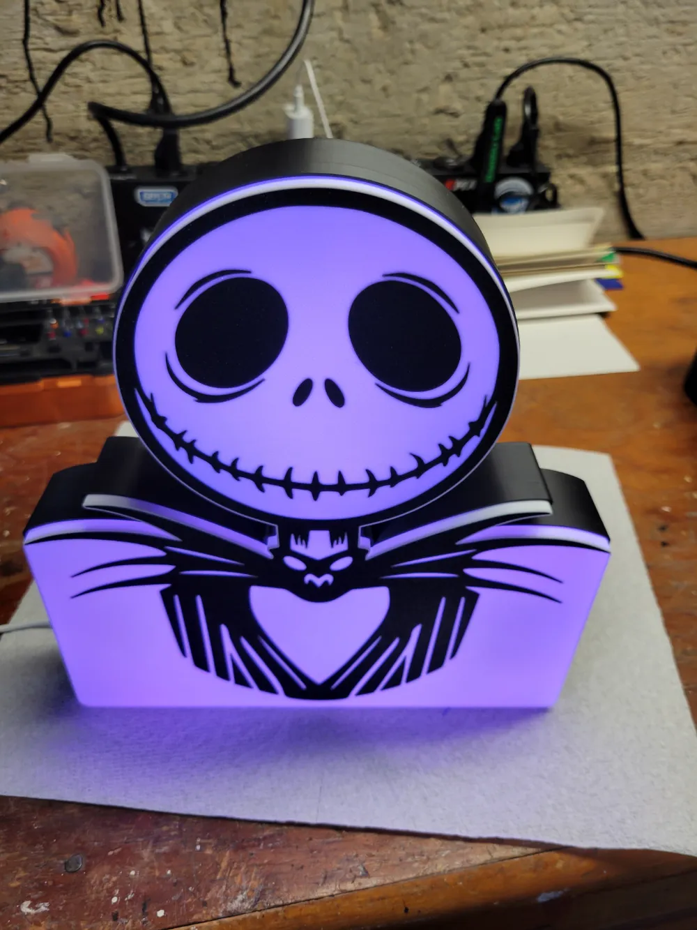 Jack Skellington Light Box by KSG designs - MakerWorld