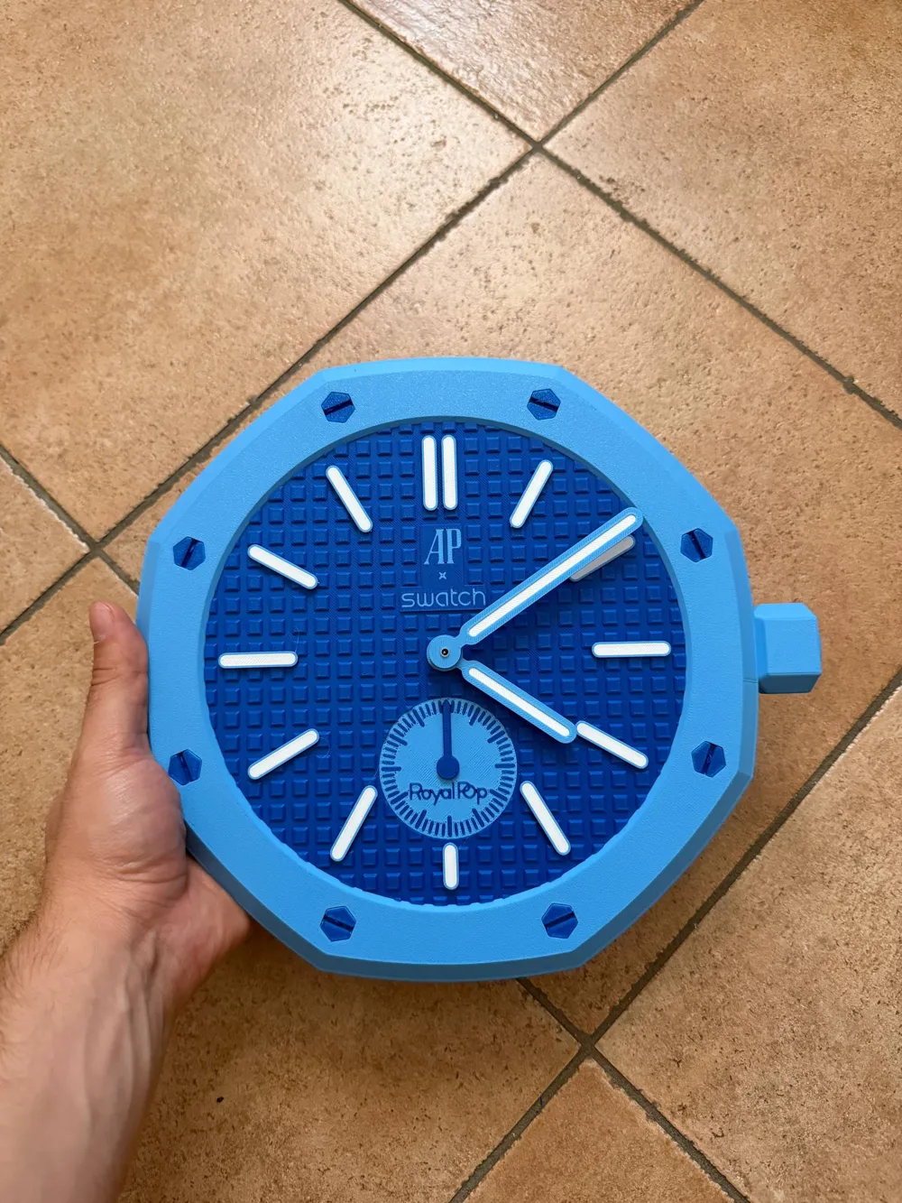 Audemars Piguet x Swatch - Royal POP - Wall Clock - Free 3D Print Model ...
