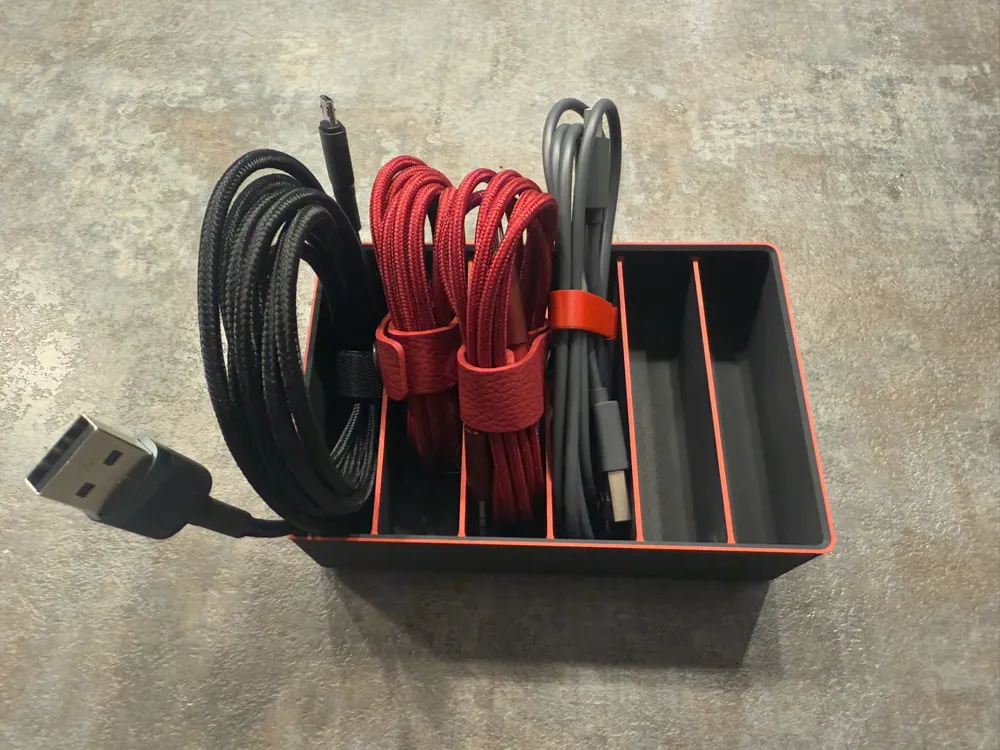 Gridfinity Bin - Cable Management by SBrandsborg - MakerWorld