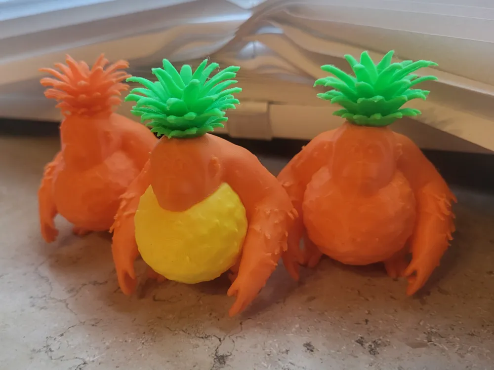 Orangután Ananasini: locura incesante, monocromático y multicolor por ...