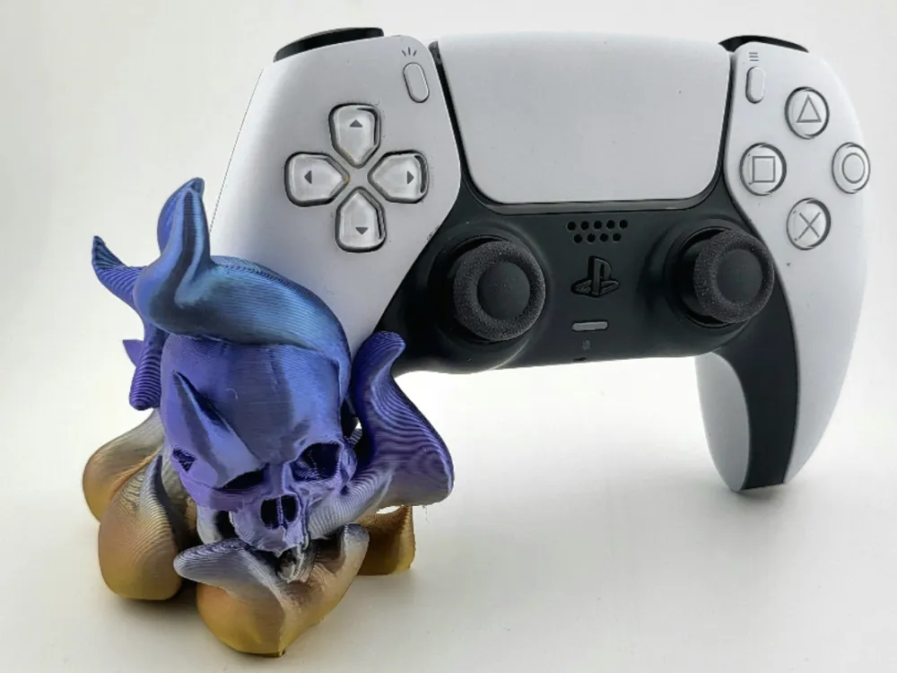 PS5 controller stand, joystick, PlayStation, skull by Mad power ...