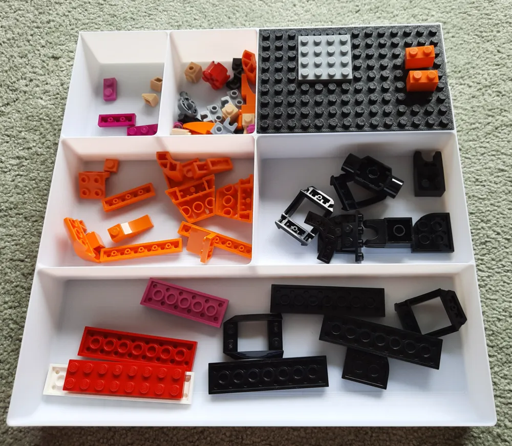 Sorting Tray for bricks by bbbarny - MakerWorld