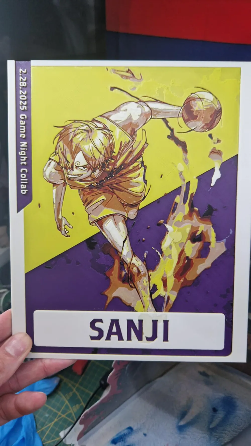 One Piece Hueforge - Sanji Lakers - Free 3D Print Model - MakerWorld