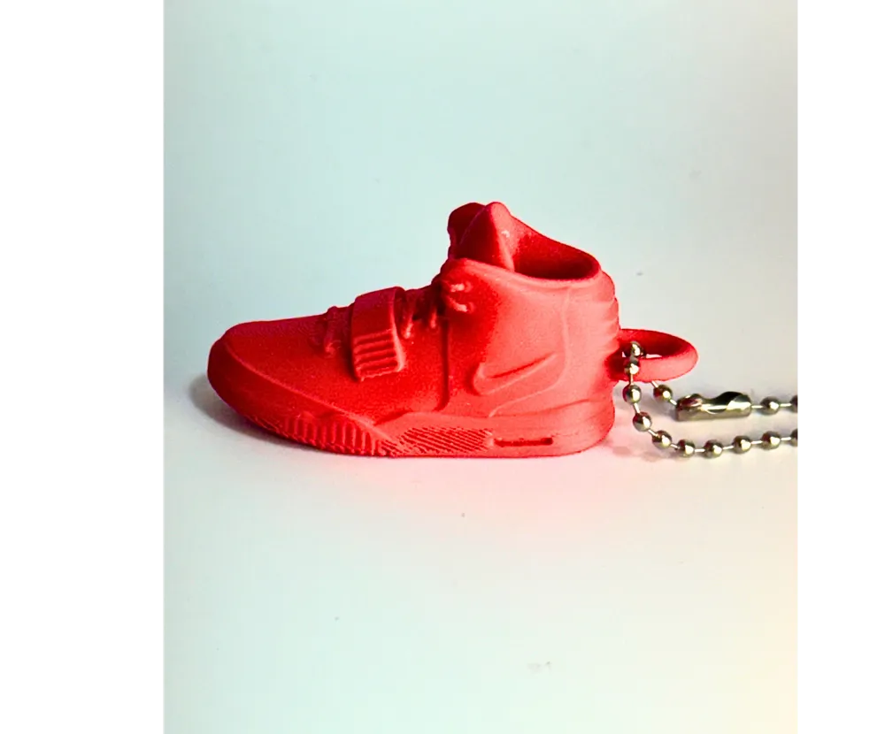 Nike Air Yeezy 1 - Red October Keychain - Free 3D Print Model - MakerWorld