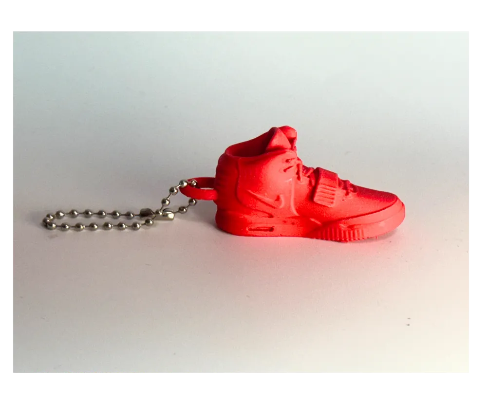 Nike Air Yeezy 1 - Red October Keychain - Free 3D Print Model - MakerWorld