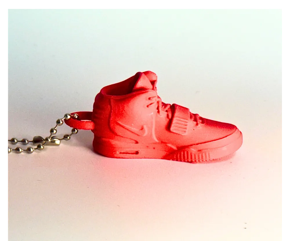 Nike Air Yeezy 1 - Red October Keychain - Free 3D Print Model - MakerWorld