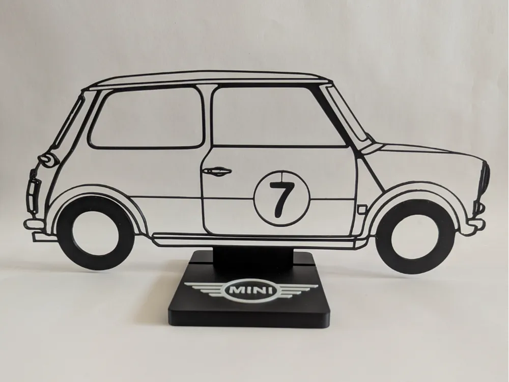 MINI COOPER MK1 silhouette by Dava - MakerWorld
