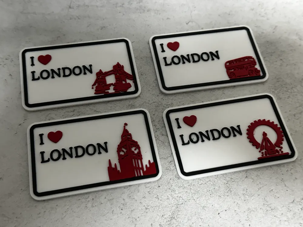 London Landmarks Fridge Magnets by xpisoverrated - MakerWorld