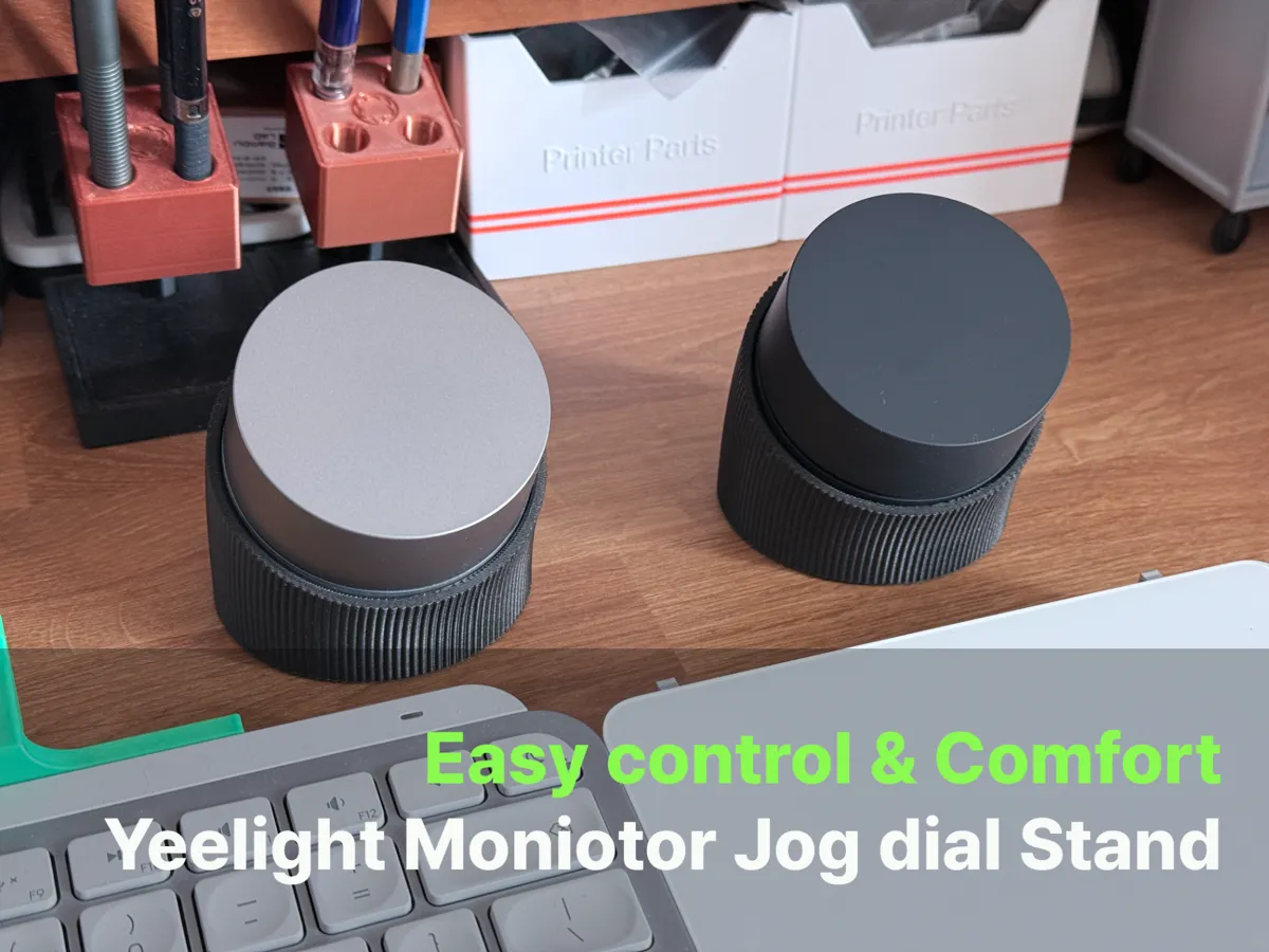 Yeelight Monitor light Jog dial stand - Free 3D Print Model - MakerWorld
