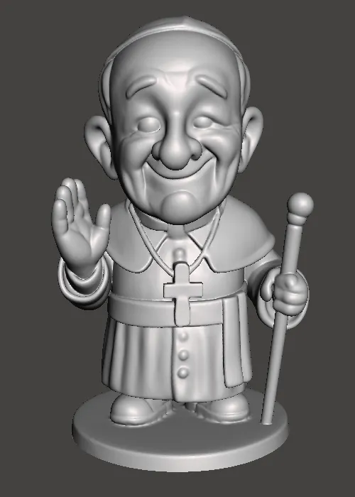 Pope Francis - Pape François by mairyjulien MakerWorld: Download Free ...