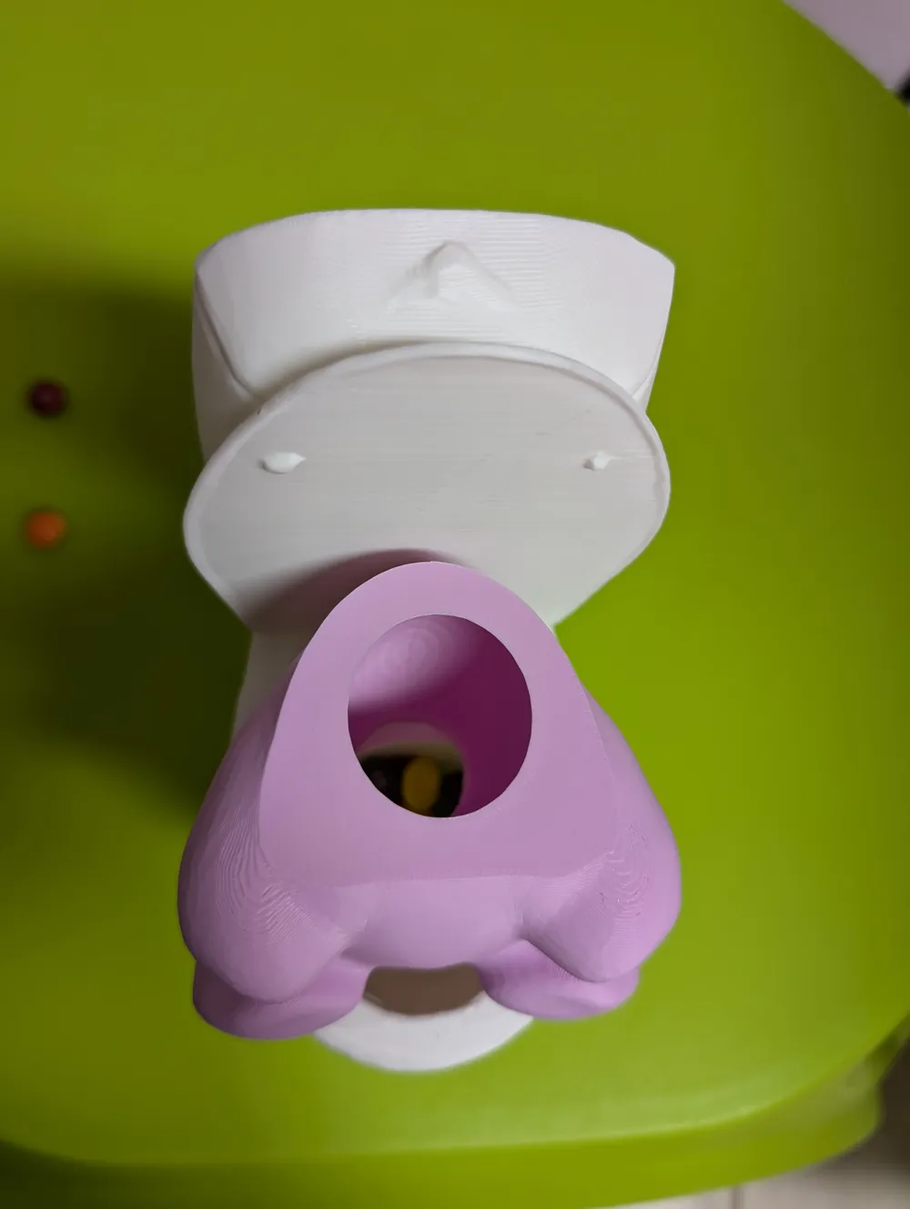 Gummy Bear Toilet candy Dispenser - Free 3D Print Model - MakerWorld