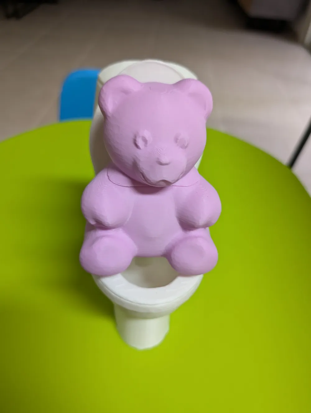 Gummy Bear Toilet candy Dispenser - Free 3D Print Model - MakerWorld