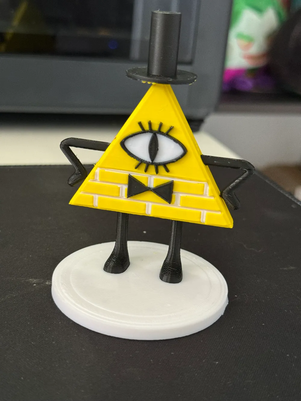 Gravity Falls - Bill Cipher Figurine - Free 3D Print Model - MakerWorld