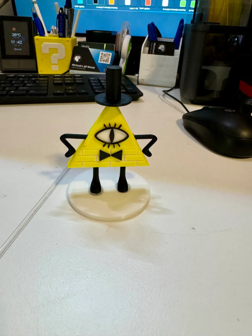Gravity Falls - Bill Cipher Figurine Remixed by vidguide MakerWorld ...