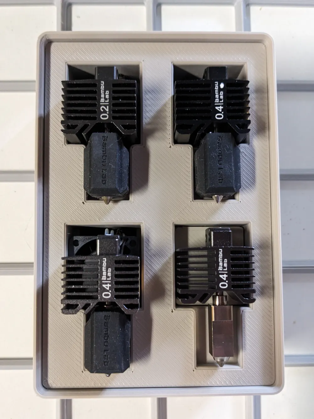 Gridfinity Bambu Hotend Holder by Flash72 - MakerWorld