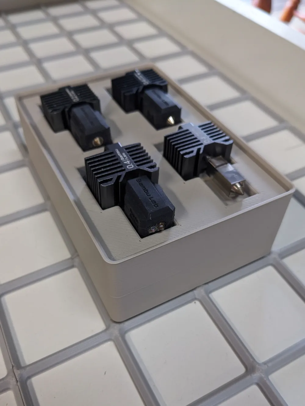 Gridfinity Bambu Hotend Holder by Flash72 - MakerWorld