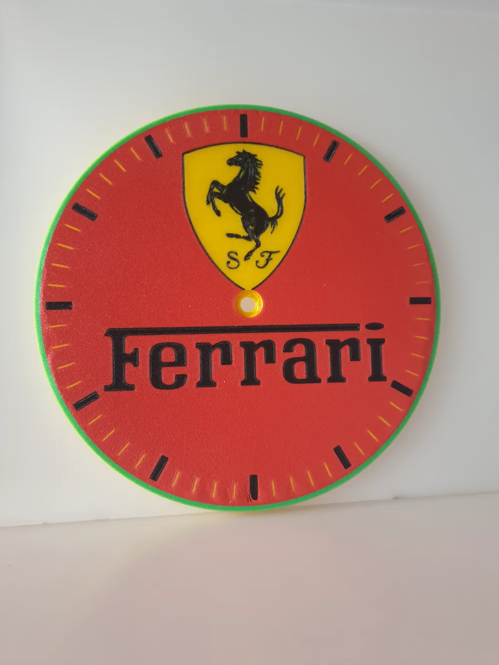 Ferrari F1 clock, on the wall or on the table by Jendapce - MakerWorld