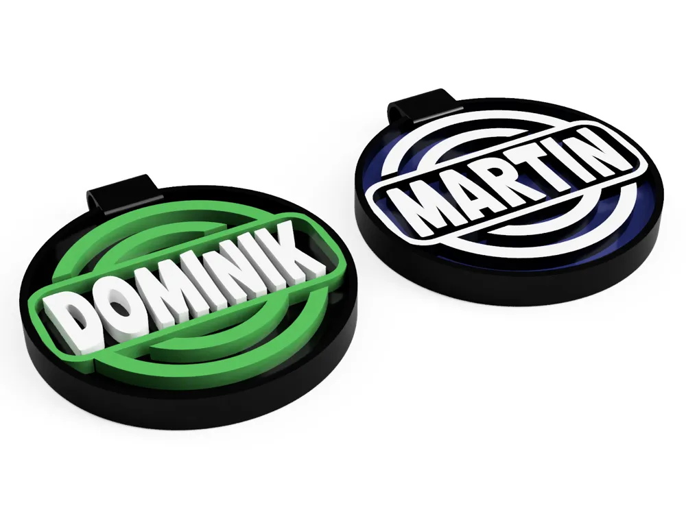 Custom 3D-printed keychain - Free 3D Print Model - MakerWorld