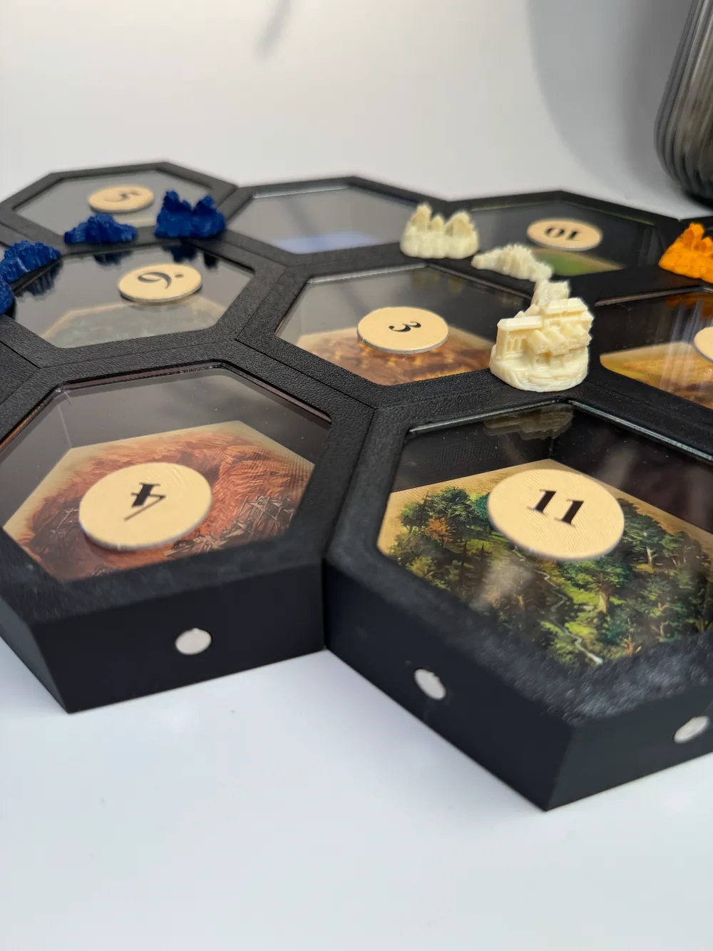 3D Catan Acrylglas magnetic Hexagon Tiles by N3D-Design - MakerWorld