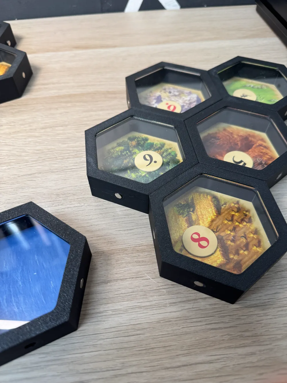3D Catan Acrylglas magnetic Hexagon Tiles by N3D-Design - MakerWorld