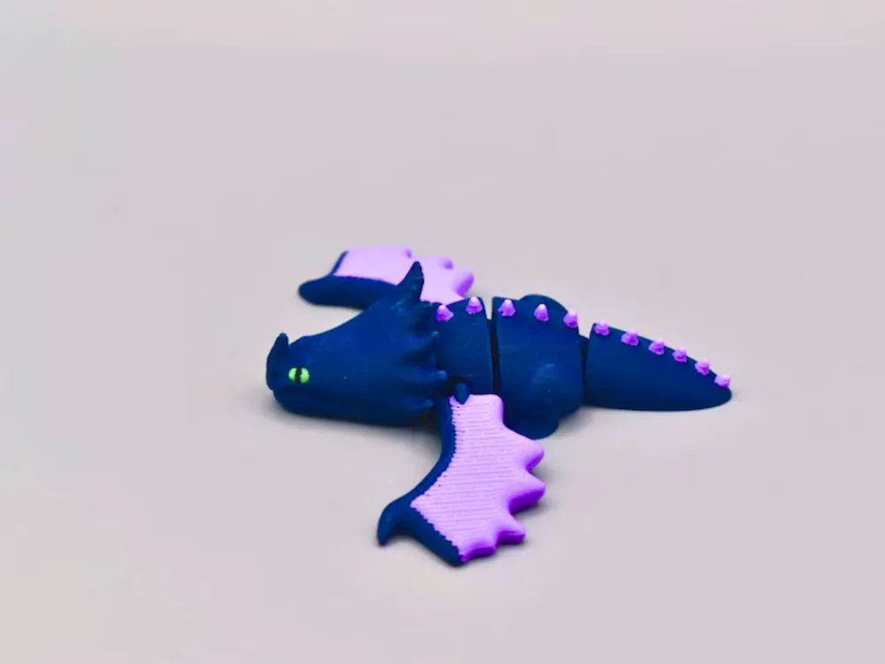 HTTYD Skrill Flexi Dragon - Free 3D Print Model - MakerWorld