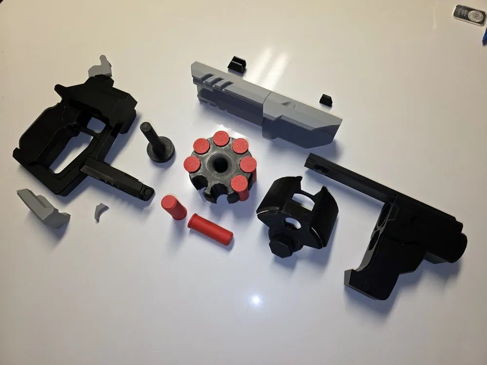 Fortnite Wrecker Revolver Interactive Model 11" - Free 3D Print Model ...