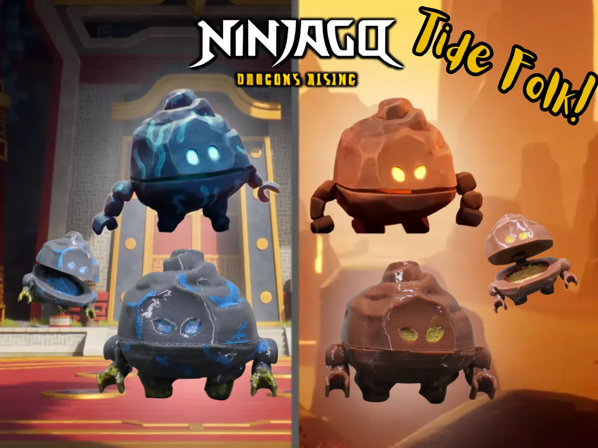NINJAGO - Tides V3 - Free 3D Print Model - MakerWorld