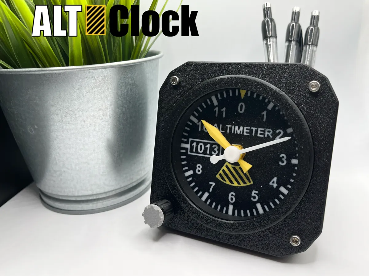 Altimeter Clock by ImpactD MakerWorld: Download Free 3D Models