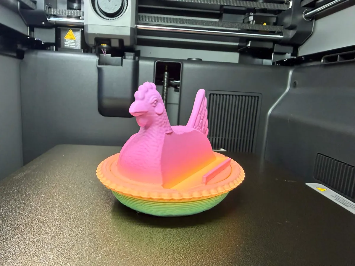 Nesting Hen Business Card Holder - Free 3D Print Model - MakerWorld