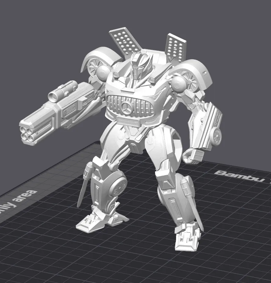Mercedes AMG-Prime Transformer - Free 3D Print Model - MakerWorld