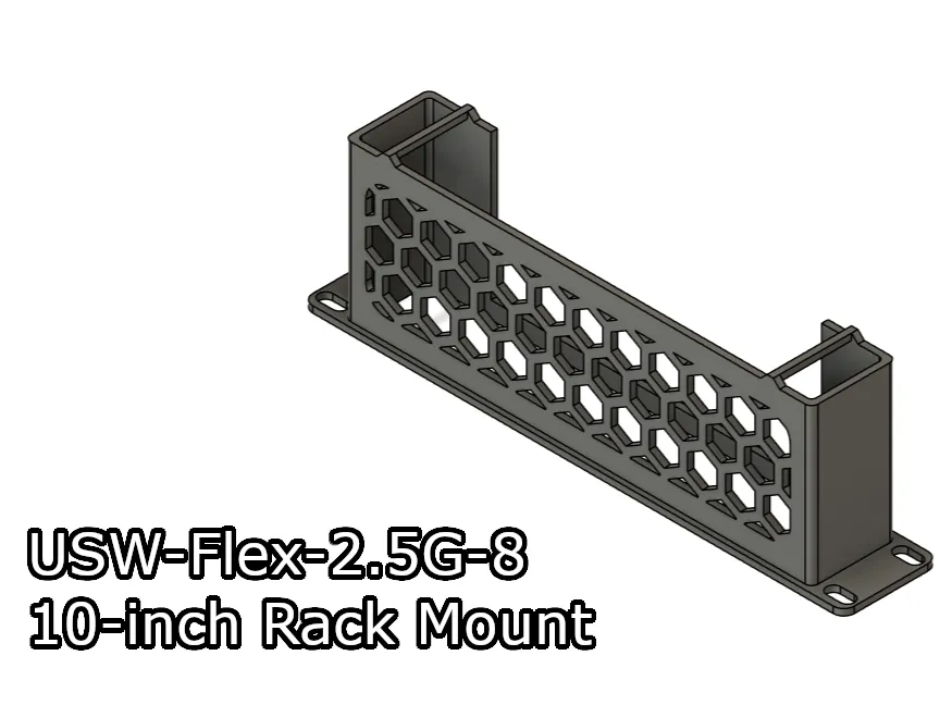 USW-Flex-2.5G-8 10-inch Rack Mount by Mauker MakerWorld: Download Free ...